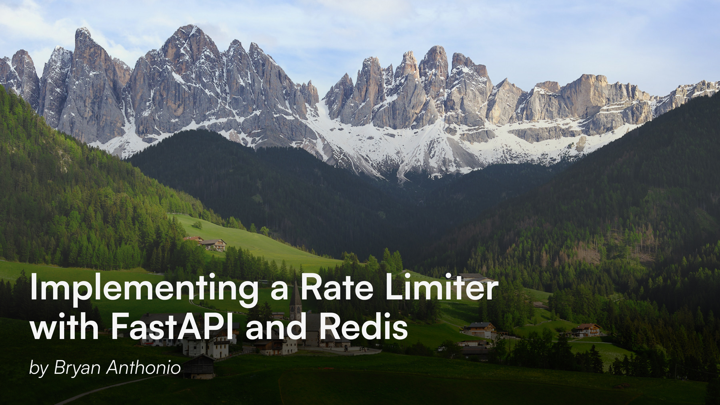 Implementing a Rate Limiter with FastAPI and Redis